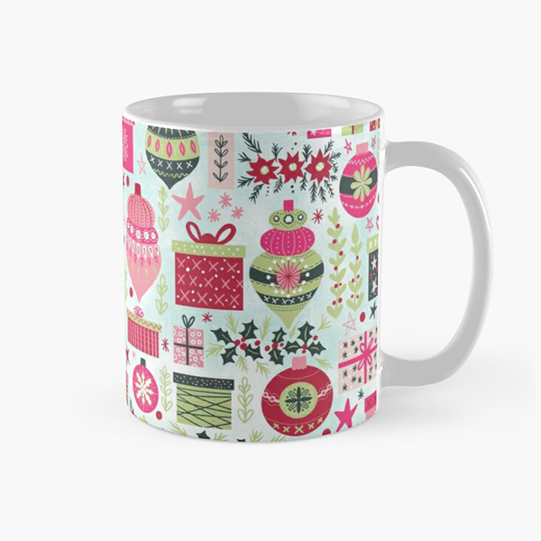 Bold colorful Christmas patterns by Zoe Feast