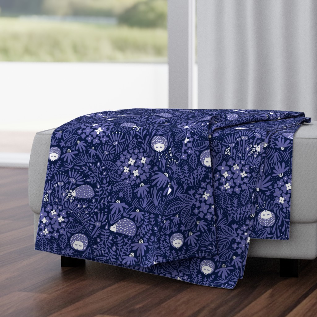 Pantone 2022 Very Peri Seamless patterns by Zoe Feast