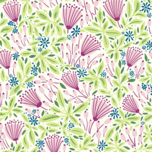 Springtime fabric design patterns