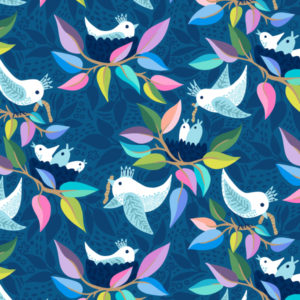 Teamwork Birds | Zoe Feast Surface Pattern Designer