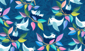Teamwork Birds | Zoe Feast Surface Pattern Designer