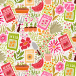 Dopamine Rush Seamless pattern collection by Zoe Feast